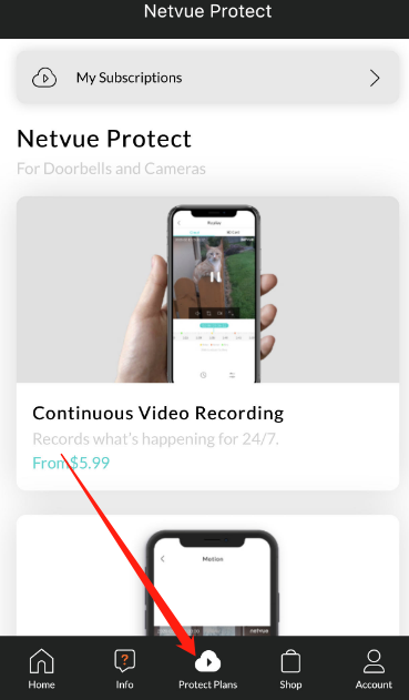 How to subscribe protect plan? – Netvue Support Center