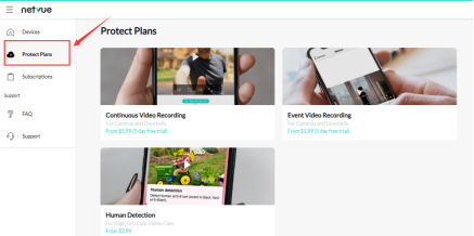 How to subscribe protect plan? – Netvue Support Center